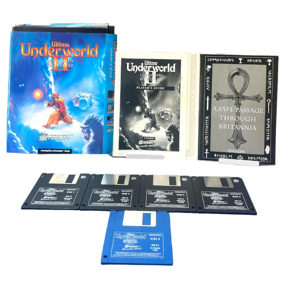 Pre-owned ULTIMA UNDERWORLD 2 Labyrinth of Worlds - PC 3.5" Floppy Disk ...